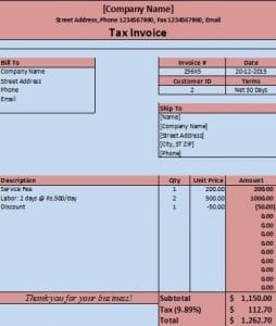 Download Invoice Excel Templates - ExcelDataPro