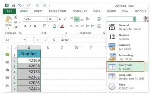How to Change 5 Digit General Numbers to Date Format in Excel - ExcelDataPro