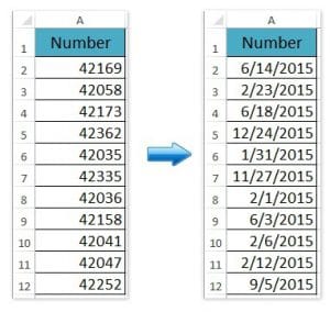 How to Change 5 Digit General Numbers to Date Format in Excel ...