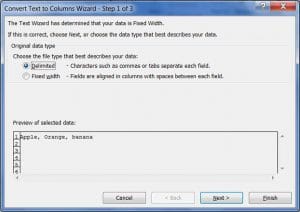 How to Split Text Data of a Cell to Column in Excel - ExcelDataPro
