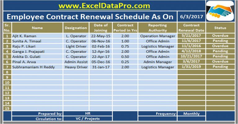 Download Employee Contract Renewal Schedule Excel Template ExcelDataPro Download Employee Contract Renewal Schedule Excel Template ExcelDataPro
