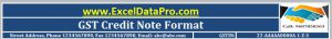 Download GST Credit Note Format In Excel Issued Against Goods Return Or ...