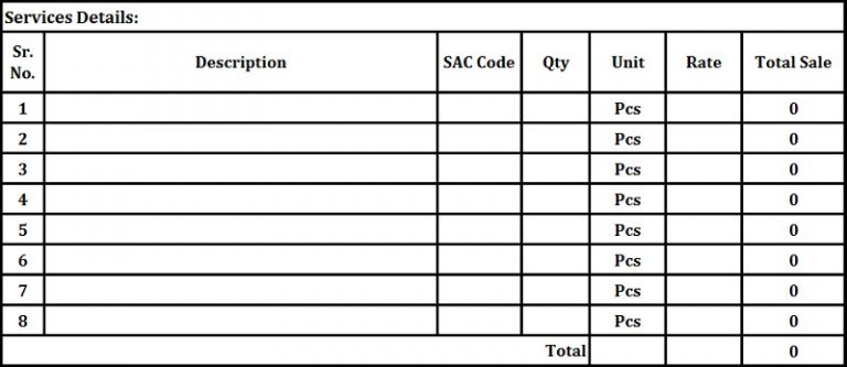 Download 10 GST Invoice Templates in Excel - ExcelDataPro