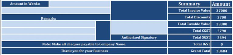 Download GST Debit Note Format In Excel Under GST 2017 - ExcelDataPro
