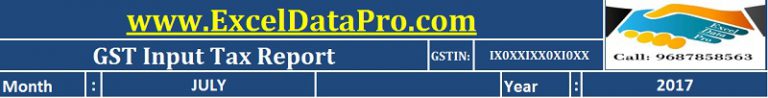 Download GST Purchase Register Excel Template - ExcelDataPro