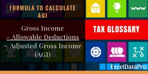 What is AGI - Adjusted Gross Income? - ExcelDataPro