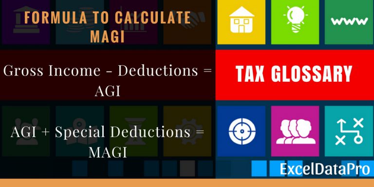 What is MAGI - Modified Adjusted Gross Income? - ExcelDataPro