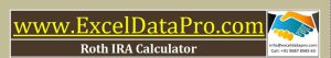 Download Roth IRA Calculator Excel Template - ExcelDataPro