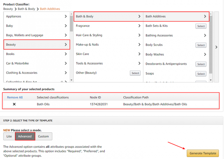 Amazon Template in Excel For Beauty - ExcelDataPro