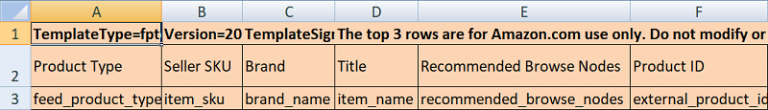 Amazon Template in Excel For Kitchen & Home Appliances - ExcelDataPro