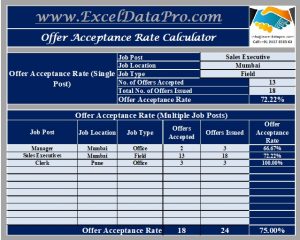 Download Job Candidate Tracker Excel Template - ExcelDataPro