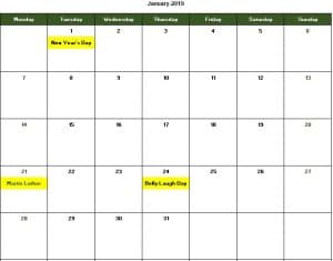 Download 100 Years Excel Calendar Template - ExcelDataPro