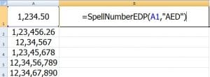 How To Convert Numeric Value Into English Words In Excel - SpellNumber ...