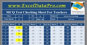 Download Multiple Choice Questions - MCQ Test Sheet Excel Template ...