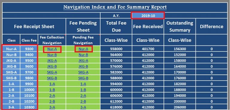 Download Student Fee Collection System Excel Template - ExcelDataPro