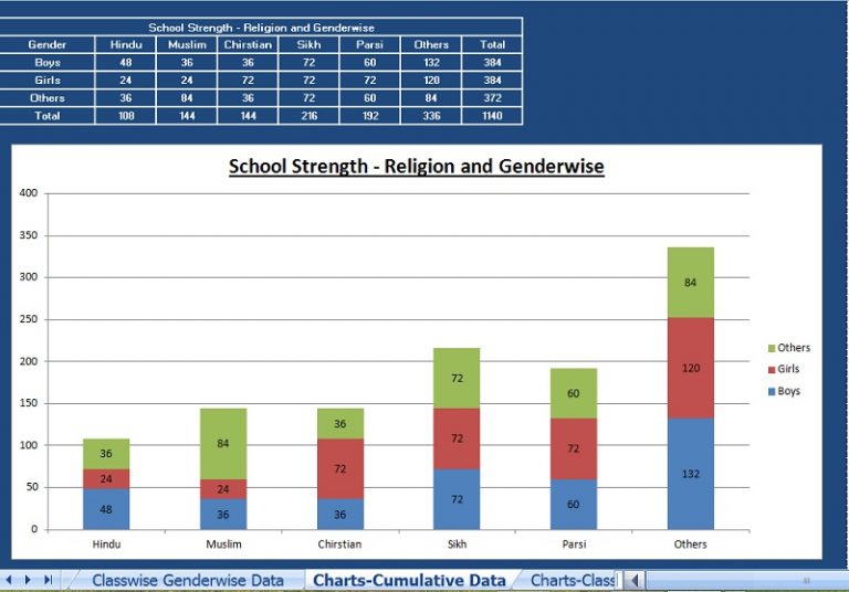 Download School Statistical Register Excel Template - ExcelDataPro