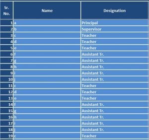 Download Teacher's Attendance Register Excel Template - ExcelDataPro