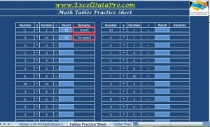 Download Multiplication Tables 1-30 Practice Sheet Excel Template ...