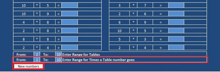 Download Multiplication Tables 1-30 Practice Sheet Excel Template ...