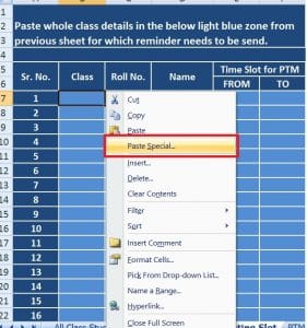 Download School PTM Notice Excel Template - ExcelDataPro