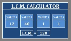 Download LCM Practice Worksheet Excel Template - ExcelDataPro
