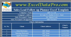 Download Free Sales & Marketing Templates in Excel