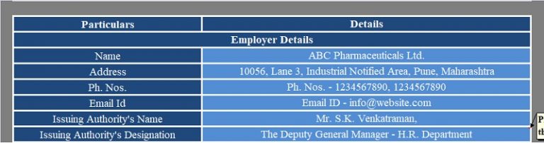 Download Absconding Letter Excel Template - ExcelDataPro
