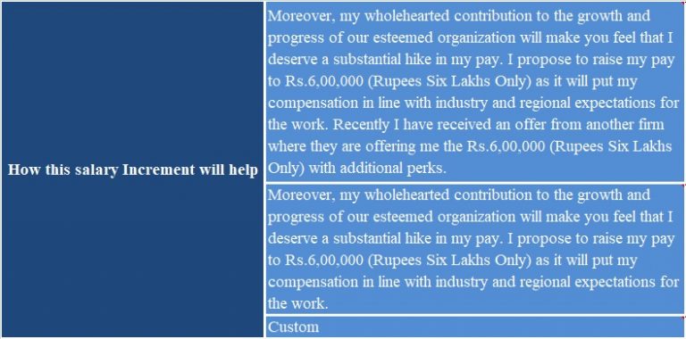 Download Salary Increment Request Letter Excel Template - ExcelDataPro