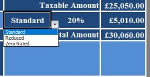 Download UK VAT Invoice Excel Template - ExcelDataPro